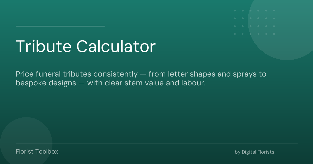 Tribute Calculator